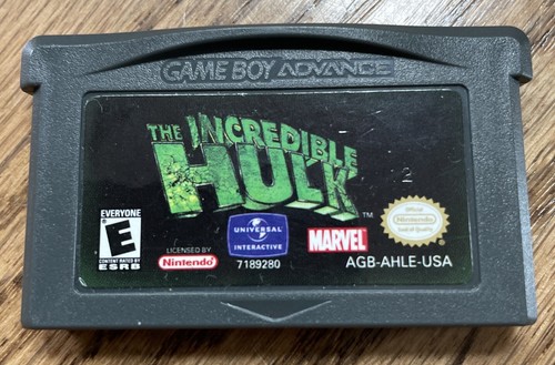 The Incredible Hulk Nintendo Game Boy Advance GBA, Vintage Marvel ...