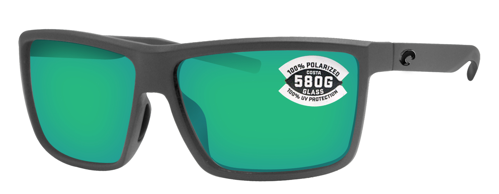 Costa Del Mar Rinconcito Matte Gray Green Mirror 580 Glass Polarized ...