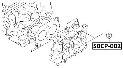 Seal Ring, Spark Plug Tube Fits Subaru 10966-AA040 | eBay