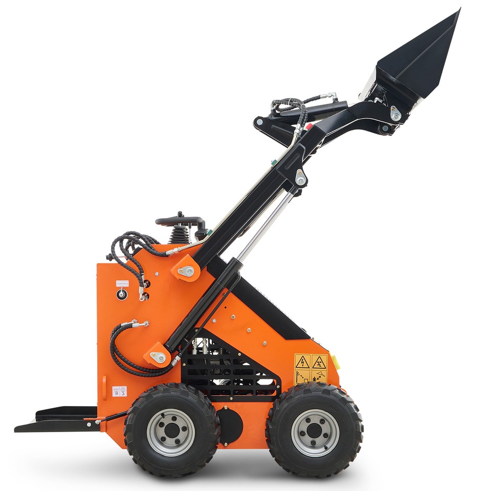 2025 Mini Skid Steer Stand-On Wheeled Loader With 23hp B&S EPA Gasoline ...
