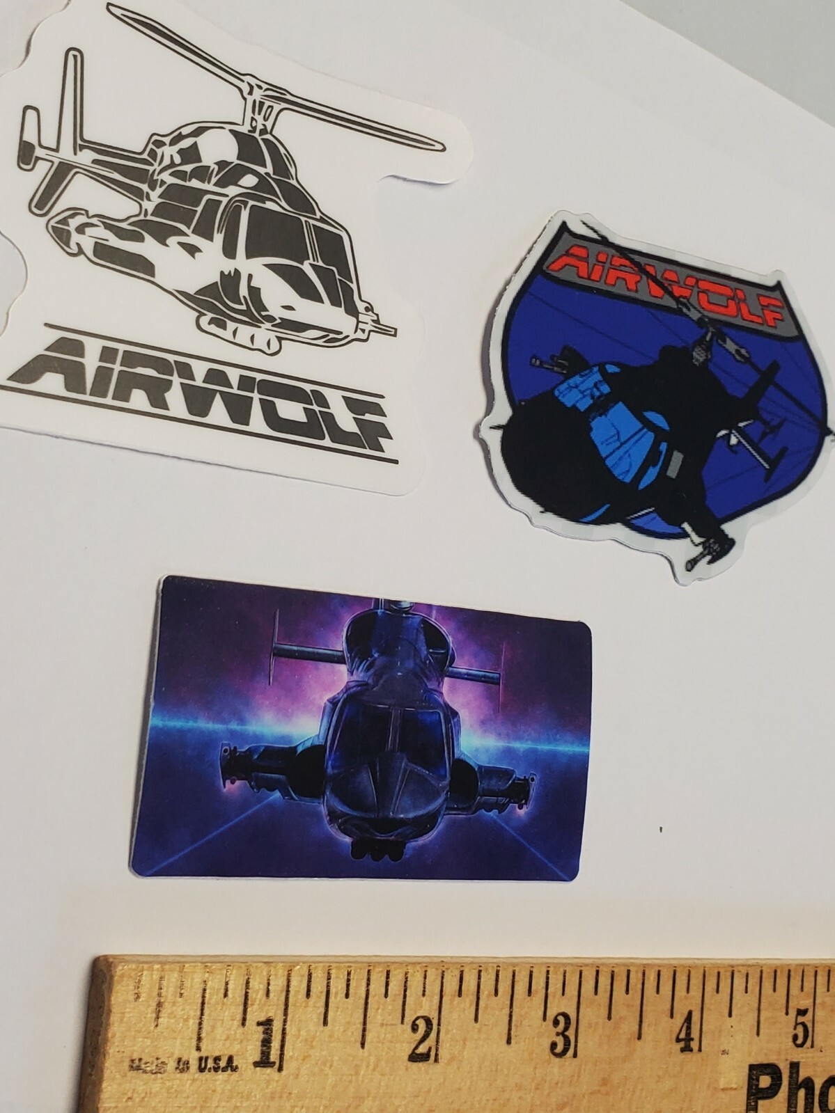 AIRWOLF 1980s STICKERS 10 PACK 3" round | eBay
