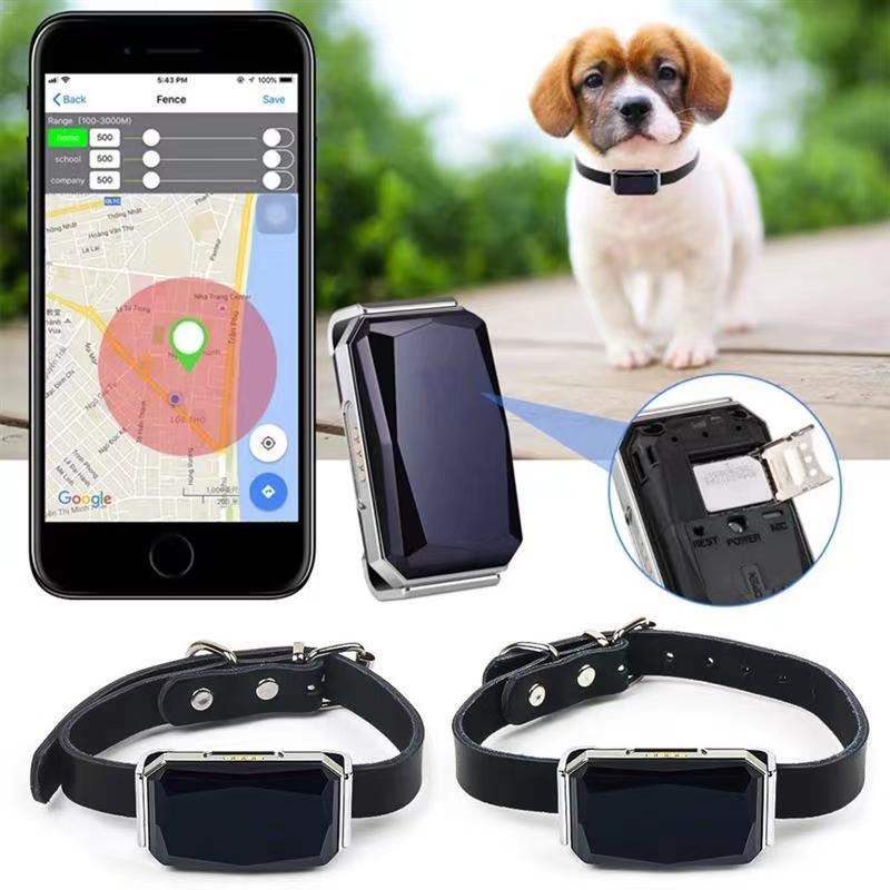 Smart Waterproof Pet Locator GPS Location Collar Tracker Anti-lost For ...