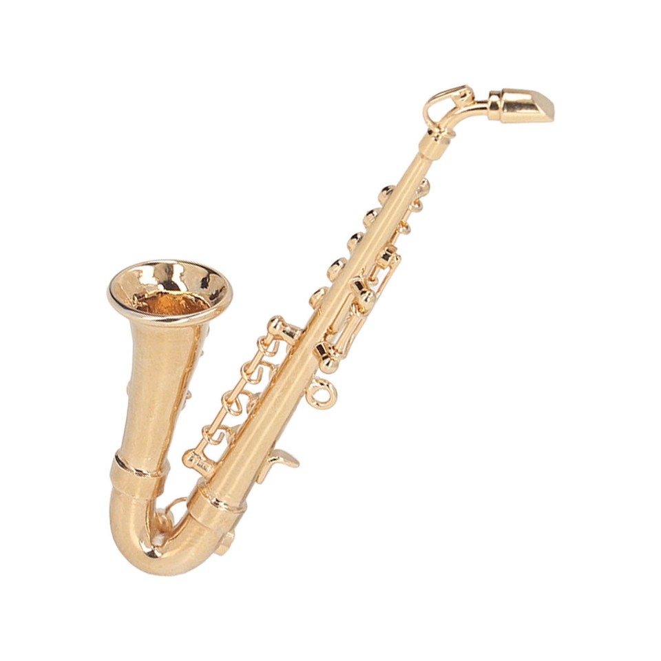Mini Saxophone Model Brass High Simulation Exquisite Musical Instrument ...