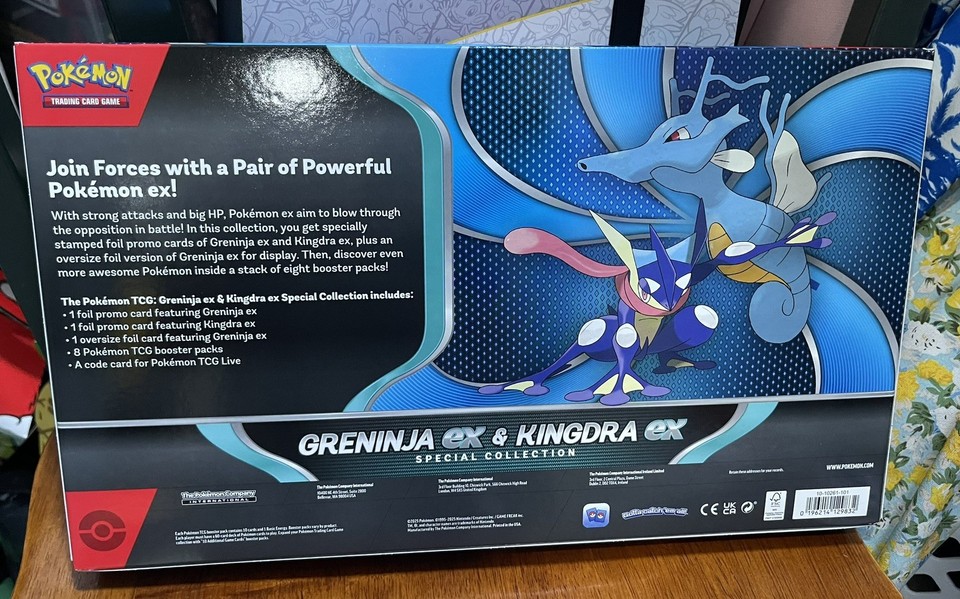 Pokemon Trading Card Game Greninja ex and Kingdra ex Special Collection ...