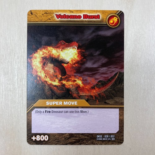 Dinosaur King Volcano Burst Super Move 2008 Upper Deck Anime Trading ...