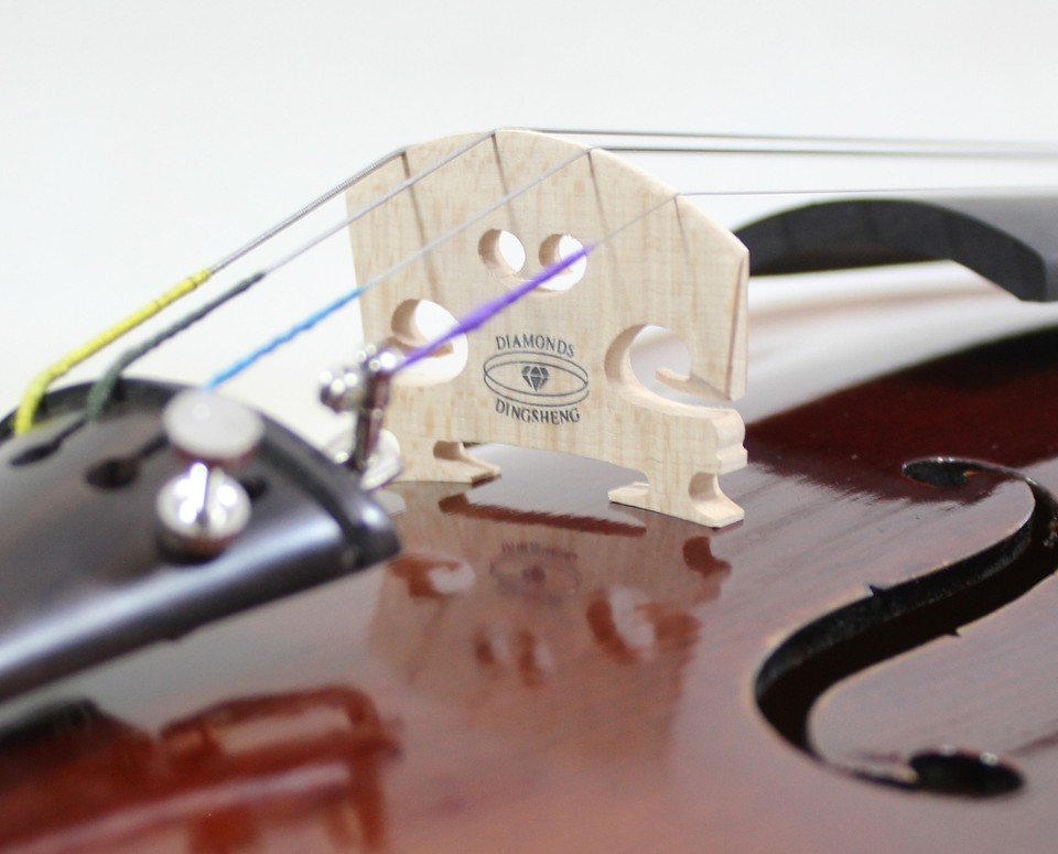 Oil Varnish ! 1pc back A Strad Violin 4/4 Copy! #8635 Strong loud Tone ...