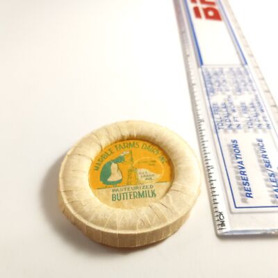 Vintage Marble Farms Dairy Pasteurized Buttermilk Bottle Caps | eBay