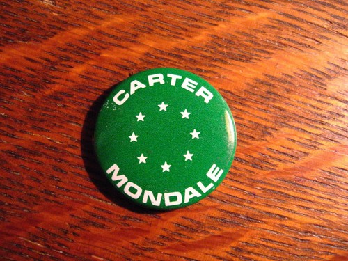 Jimmy Carter Lapel Pin - Vintage 1970's Walter Mondale USA President ...