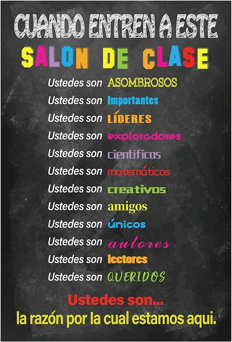 Spanish Classroom Posters