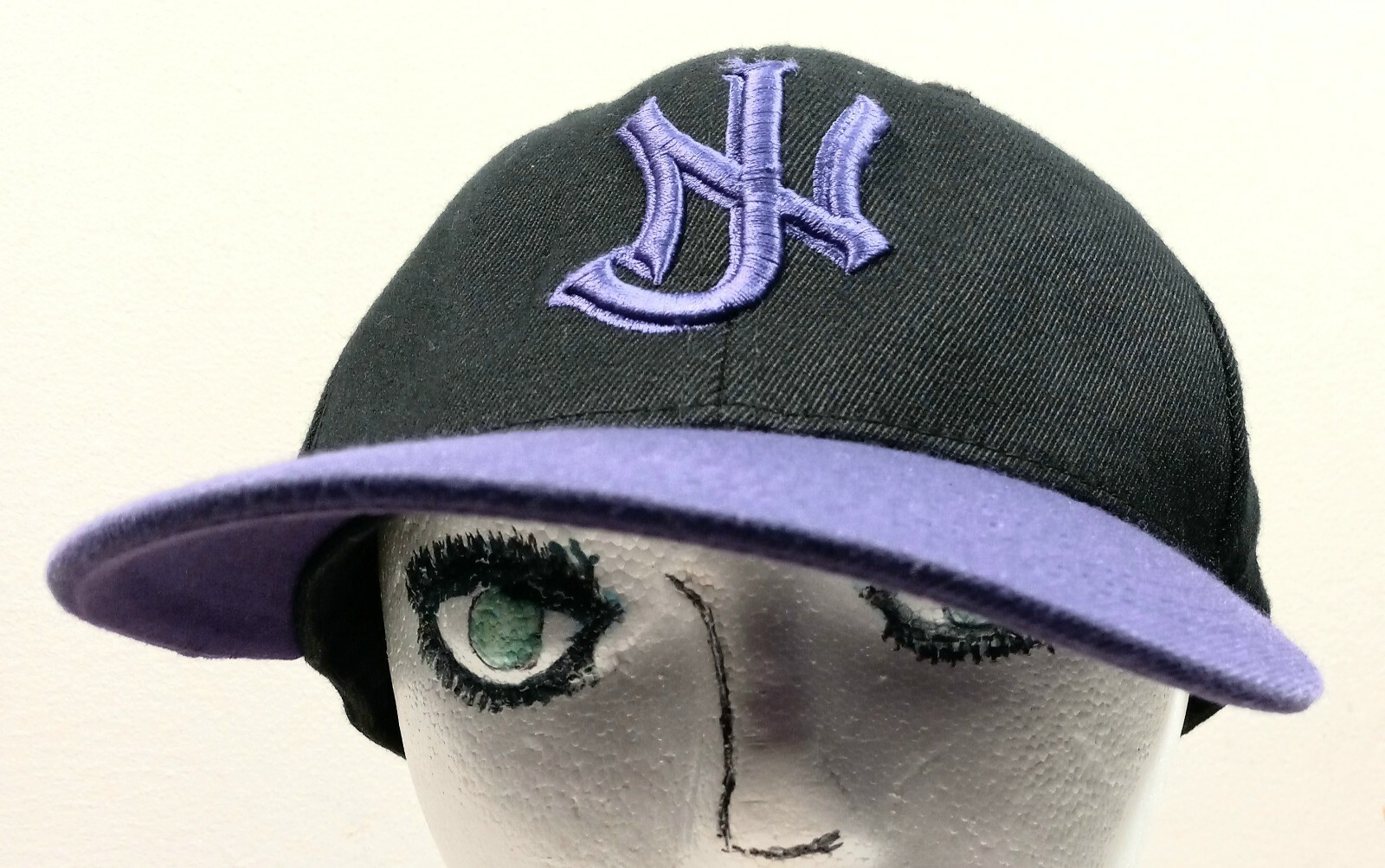 NJ New Jersey cap 210 Fitted Flexfit hat cap embroidered 7 1/4"-7 5/8 ...