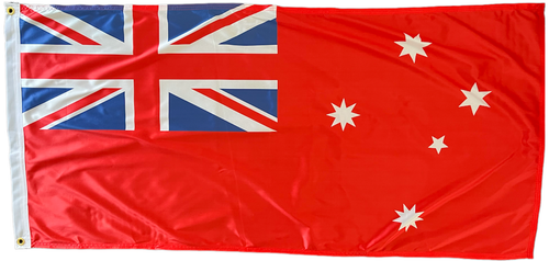 Victorian Red Ensign Flag Heavier Duty Knitted 1870 - 1877 Victoria ...
