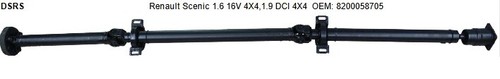 New Propshaft Complete for Renault Scenic I 00-03 1.8 4x4 1.9 2.0 RX4 ...