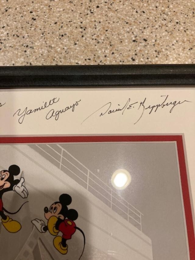 Disney MGM Studio Cel - Mickey Mouse Climbing The Disney Animation Film ...