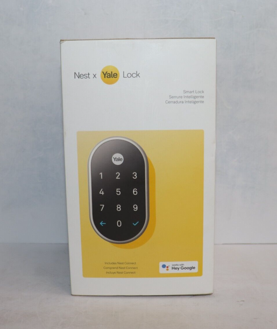 Google Nest x Yale Lock - Tamper-Proof Smart Lock Satin Nickel RB ...