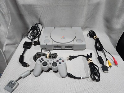 Sony PlayStation 1 PS1 SCPH-7501 Console System Bundle - Tested With ...
