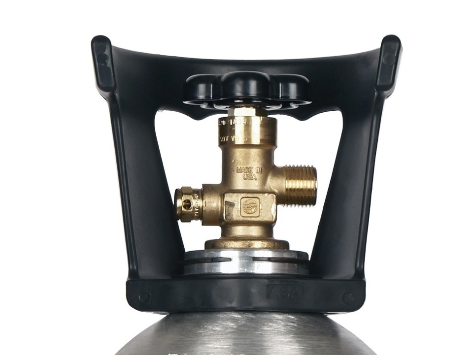 New 20 lb. Aluminum CO2 Tank With Handle and CGA320 Valve Homebrew ...