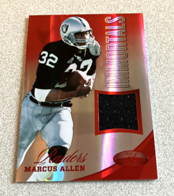 2012 Panini Certified Red Immortals Red #209 Marcus Allen Raiders /199 ...