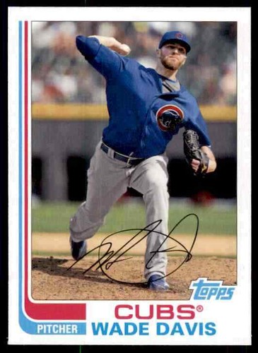 2017 Topps Archives Wade Davis #165 Chicago Cubs | eBay