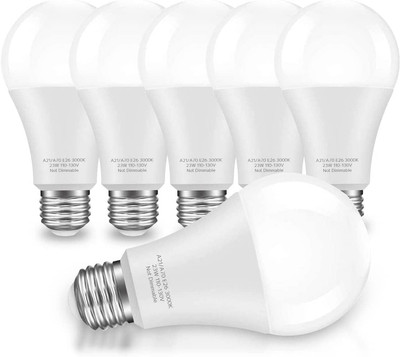 E26 LED Bulbs, 150W-200W Incandescent Bulb Equivalent, 23W, A21 LED ...