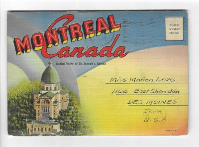 VINTAGE-POSTCARD FOLDER-MONTREAL, CANADA | eBay