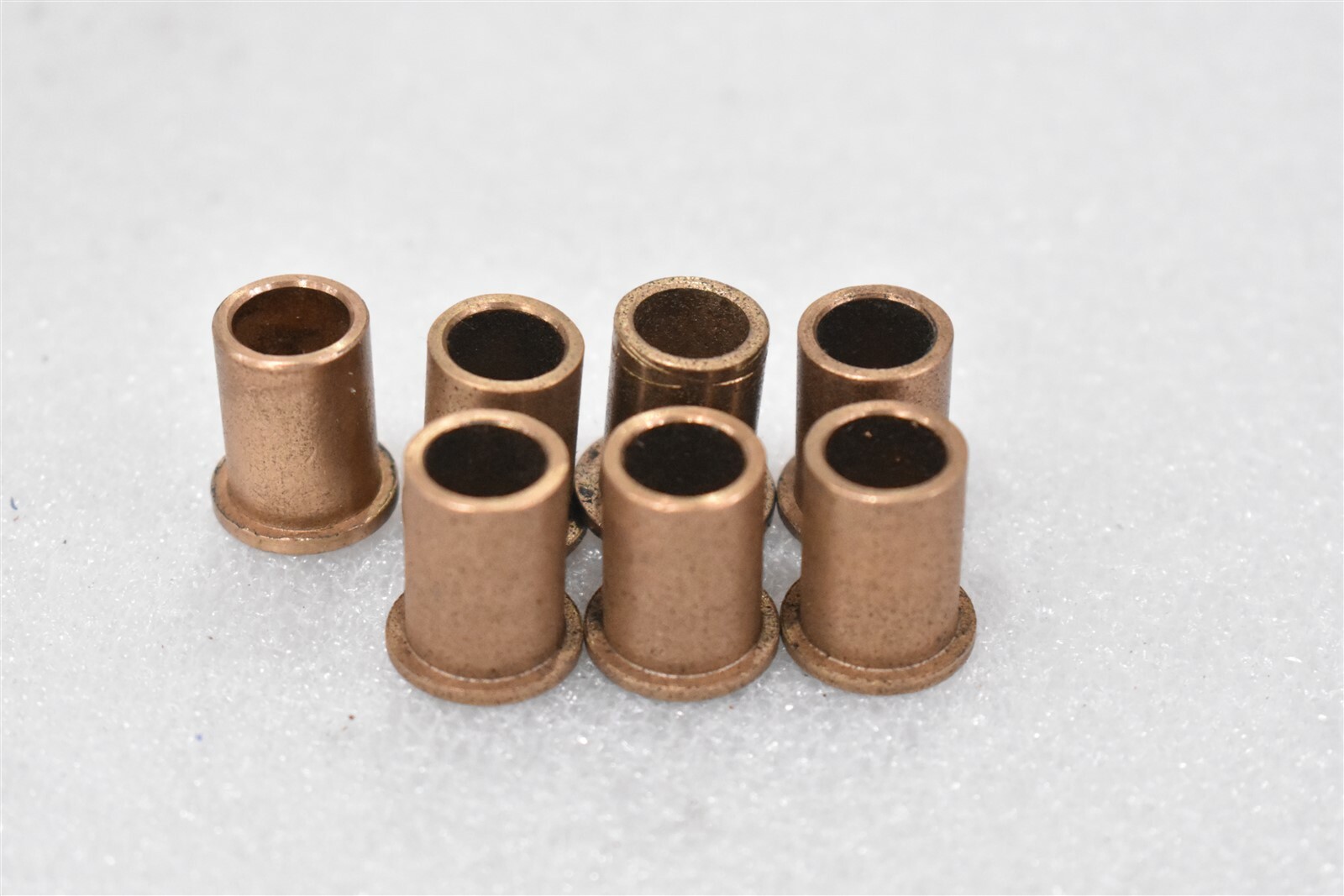 POWDERED METAL BRONZE FLANGED SLEEVE BEARING 3/4"OALx3/8"IDx1/2"OD (LOT ...