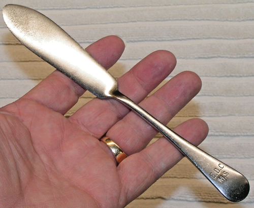 EDC Marine Service Steamship Butter Spreader in the Fiddle Pattern | eBay