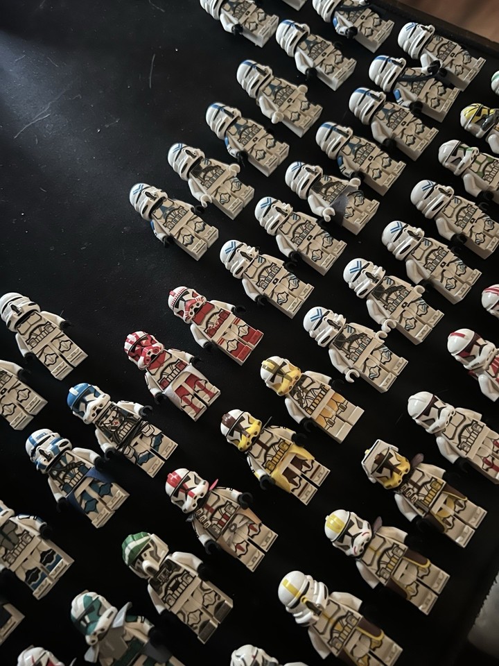 54 LEGO Clone Trooper Lot Custom Decaled Star Wars Figures | eBay