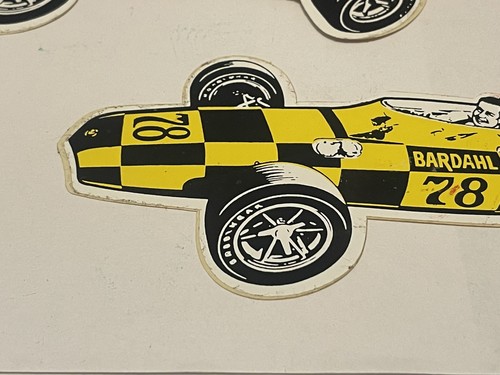 Vintage 1960s Bardahl Sticker Indy Car Style #78 Royal Screen Craft Los ...