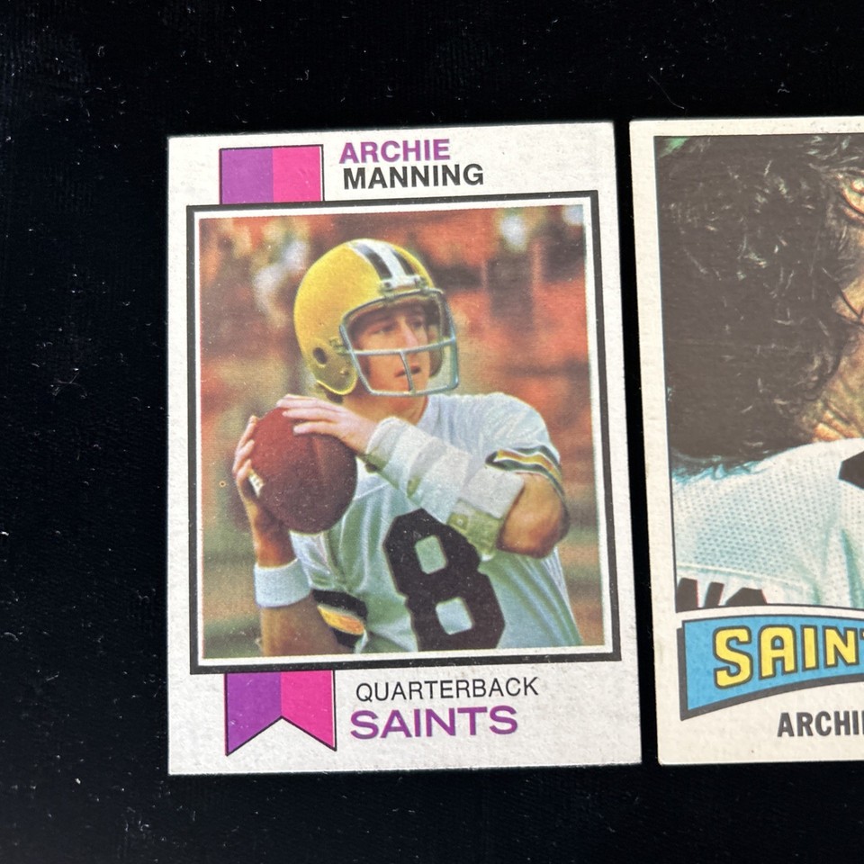 (3) Vintage ARCHIE MANNING Cards - 1973, 1975, 1979 - Arch Manning's ...