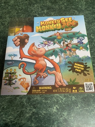 Kids Games Monkey See Monkey Poo Board Game 2-4 Players Ages 5+ F36 | eBay