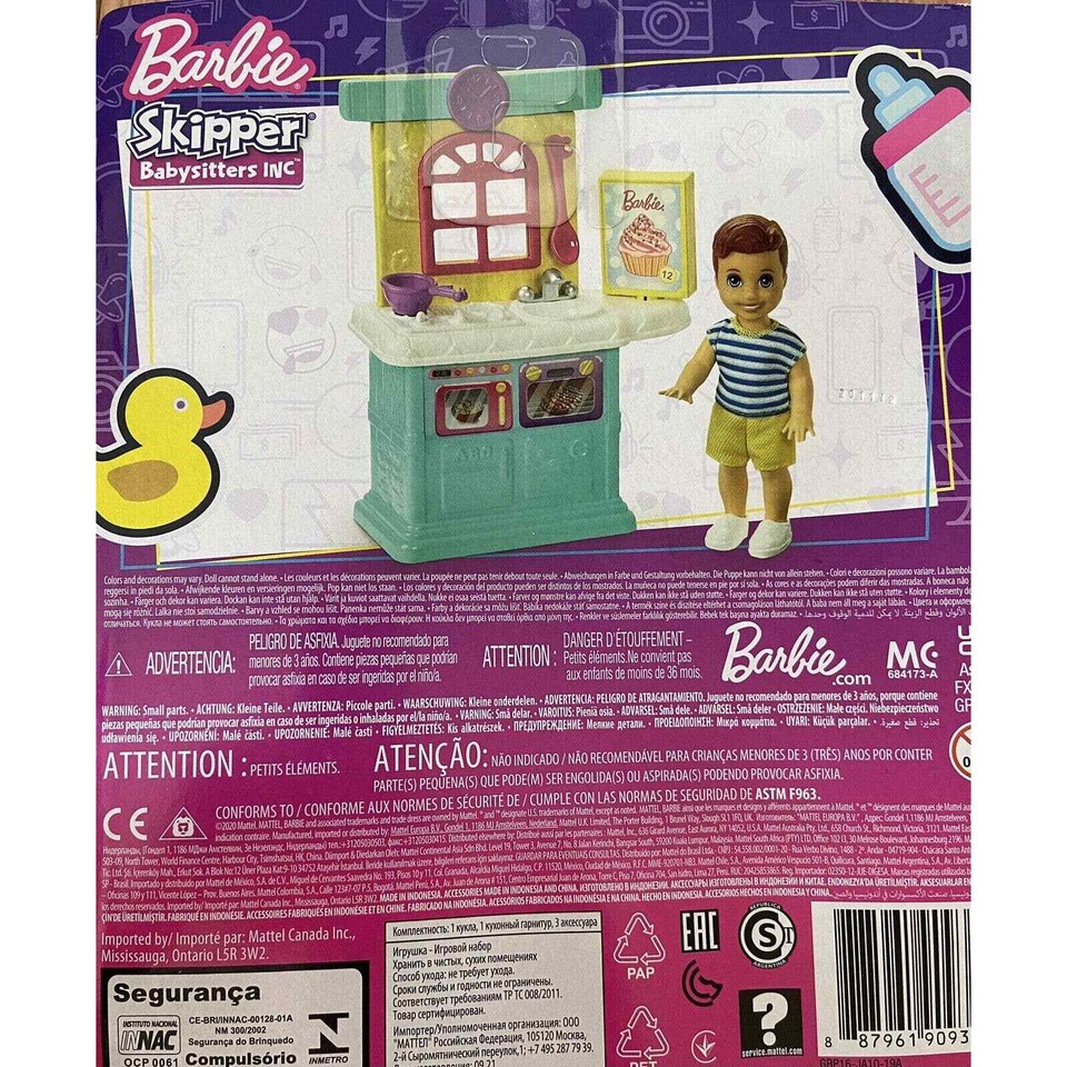 2020 Barbie Skipper Babysitters Inc. Set With Small Toddler Doll ...