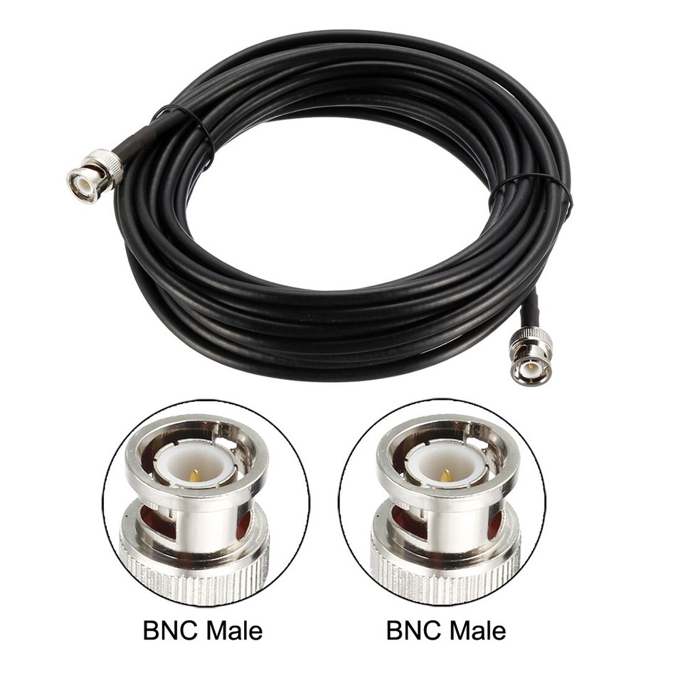 BNC Male to BNC Male Coax Cable RG58 Low Loss RF Coaxial Cable 50 Ohm ...