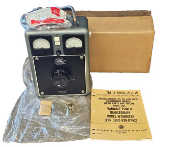 General Radio Metered Variac Autotransformer Variable Power Transformer ...