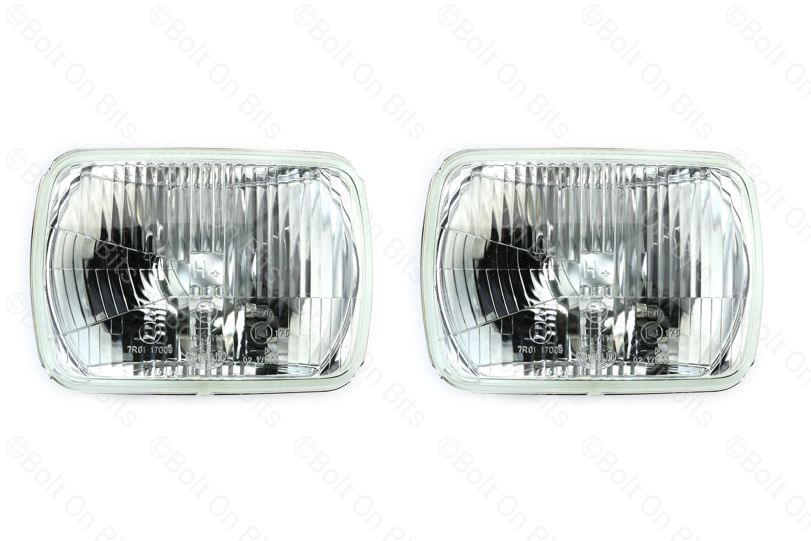 Rectangular Halogen Headlights Headlamps Reliant Rialto HELLA | eBay