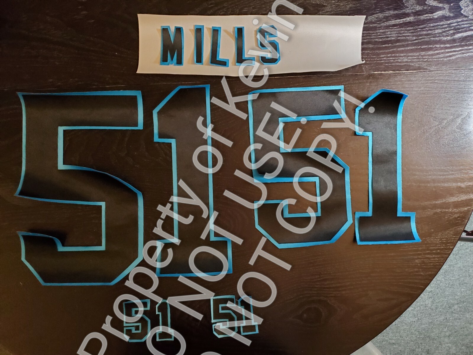 NFL Los Angeles Rams Lettering Number Custom Kit UNSEWN ANY Year Name ...