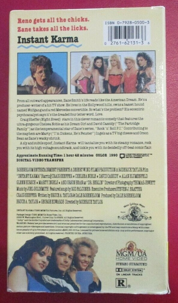 Instant Karma (VHS 1990) | eBay