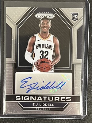 2022-23 Panini Prizm E. J. EJ Liddell Rookie Signatures Auto RC RSI-EJL ...