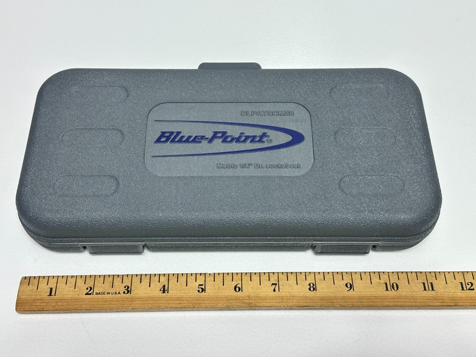 NEW Blue-Point Tools 38pc BLPATSCM38 Metric 1/4 Drive Socket Service ...