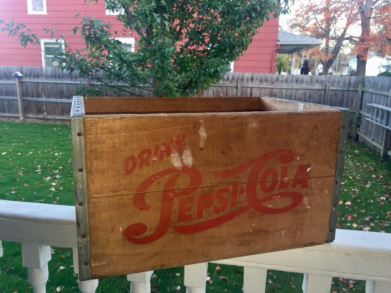 Vintage Pepsi Wooden Box Elmira NY | eBay