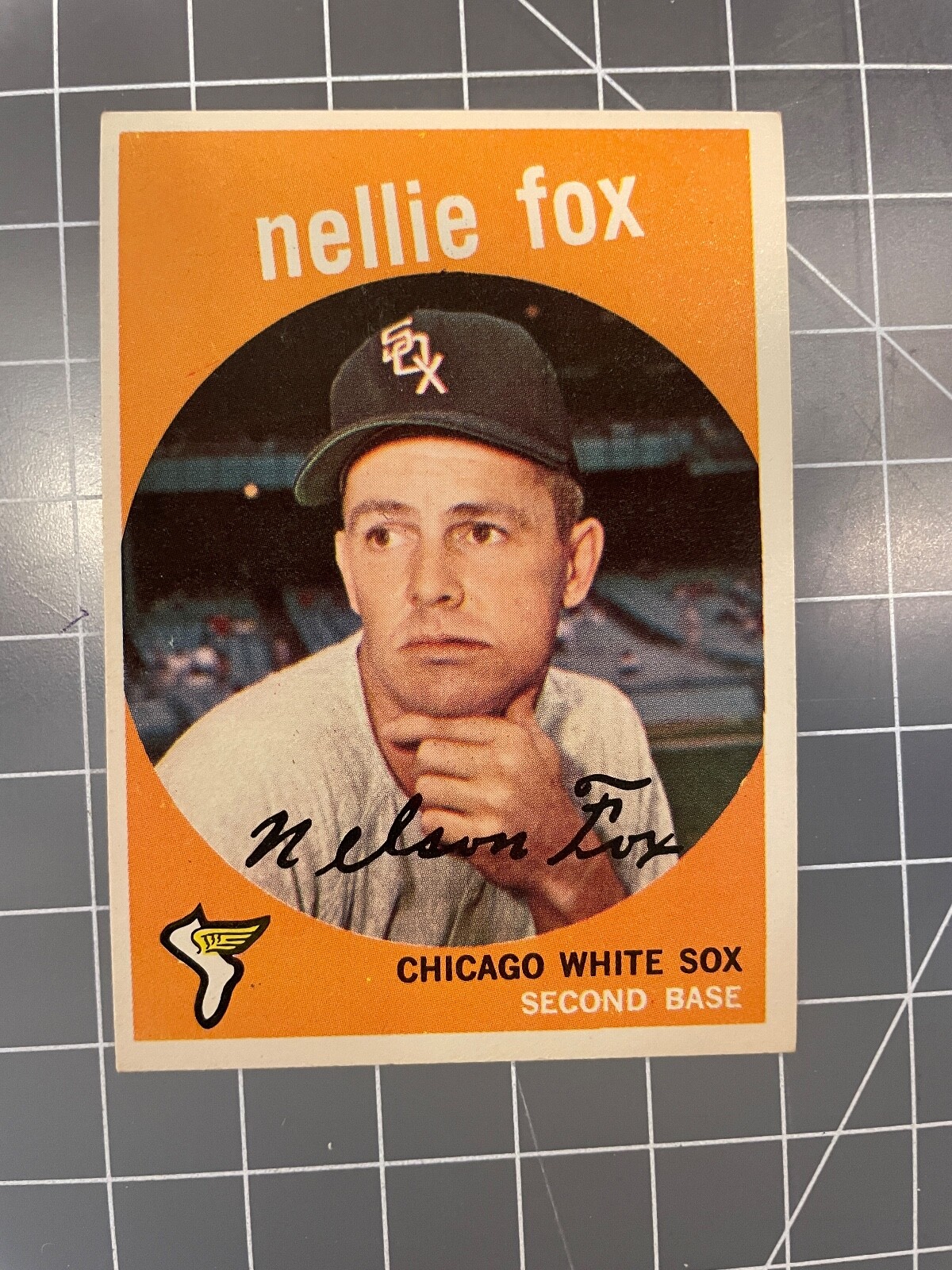 1959 TOPPS #30 NELSON NELLIE FOX CHICAGO WHITE SOX BASEBALL CARD NM+ #2 ...