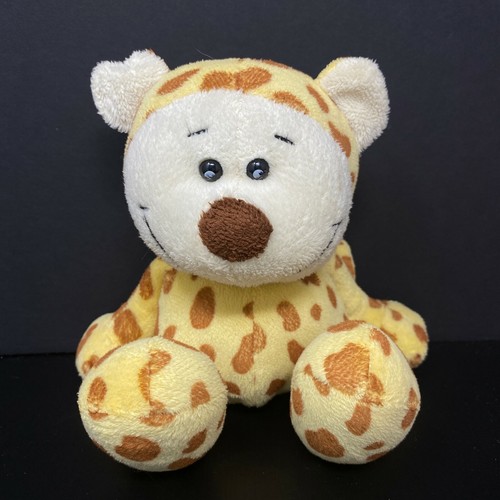 Chinda International Leopard Cheetah Cat Plush Tan Brown Spots 6 ...