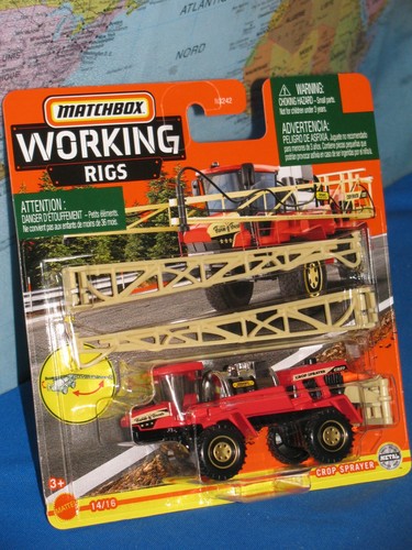 MATCHBOX MBX WORKING RIGS CROP SPRAYER 14/16 MATTEL **BRAND NEW & RARE ...