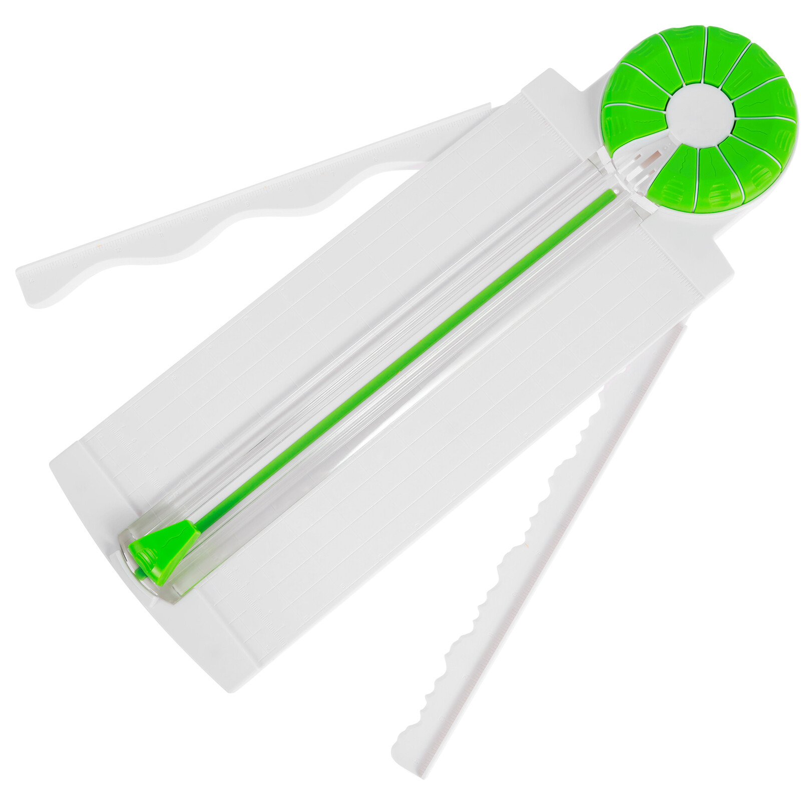 Paper Trimmer Multifunctional Craft Paper Cutter with 12 Cutting Blade ...