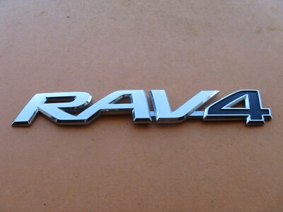 01 02 03 04 05 TOYOTA RAV4 REAR GATE LID EMBLEM LOGO BADGE SIGN OEM ...