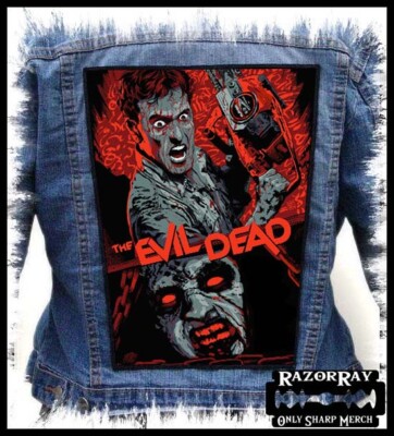 THE EVIL DEAD v6 == Backpatch Back Patch / Cult Horror Movie Gore Zombie Fear | eBay