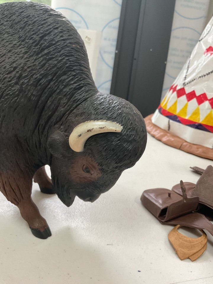 1967 Marx Johnny West Buffalo Figure Nice! | eBay