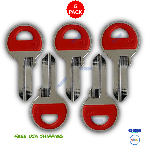 5 M-1 FOR MASTER LOCKS RED PVC Head Key Blanks Key Blanks | eBay