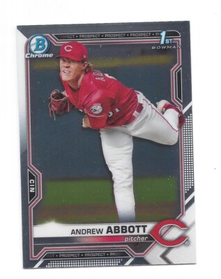 ANDREW ABBOTT 2021 BOWMAN DRAFT BASE CHROME RC #BDC-8 .99SH L638 | eBay