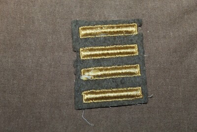 Original WW2 U.S. Army Wool 4 Overseas Bar Patch for 2 Years of Service ...
