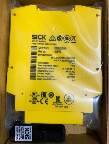 New Sick FX3-CPU000000 Safety Main Module 1043783 Flexi Soft V4 In Box ...
